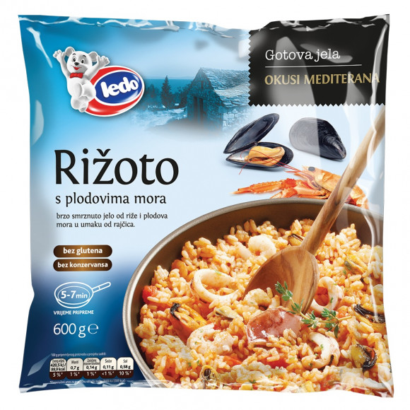 Rižoto s plodovima mora – Brza jela – Gotova jela – Smrznuta hrana — Ledo