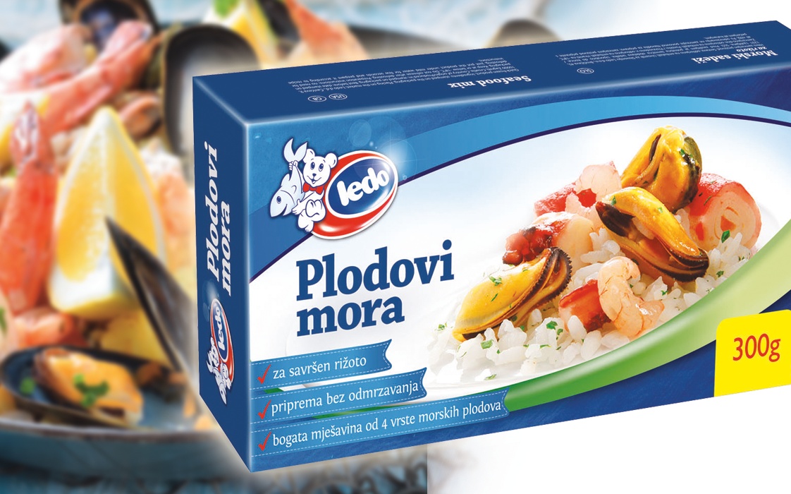 Plodovi mora za rižoto – Plodovi mora i rakovi – Riba – Proizvodi — Ledo