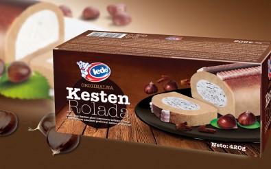 Kesten rolada – Kesten – Sladoledi – Proizvodi — Ledo